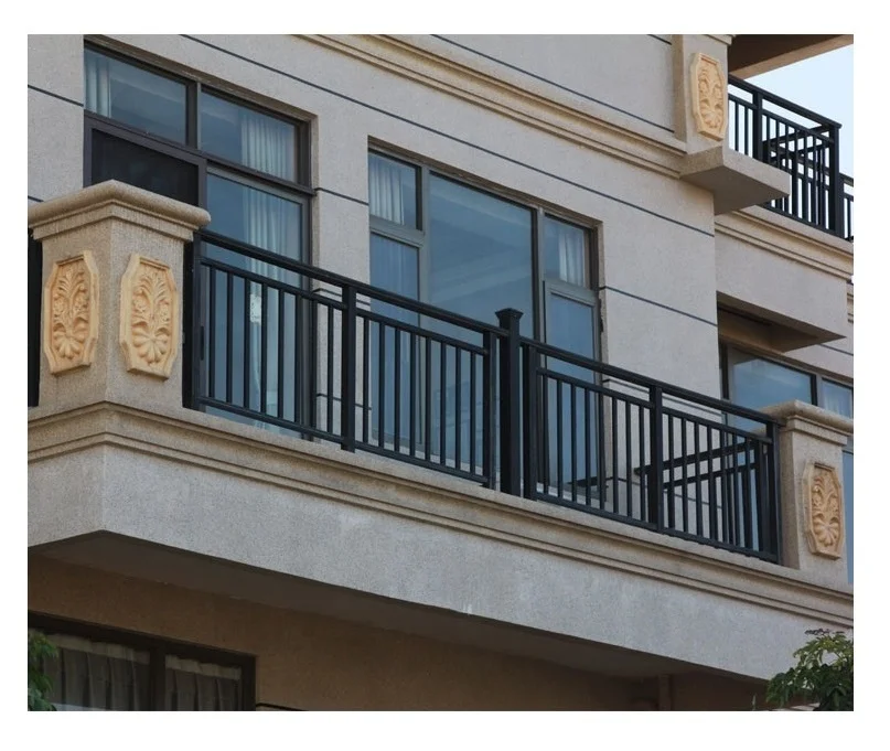 Aluminum Railing Deck Railing Fully Assembled Aluminum Balcony Railing ...