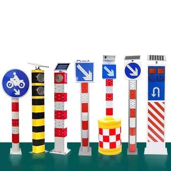 Custom Flashing Led Solar Directional Warning Arrow Traffic Aluminum ...