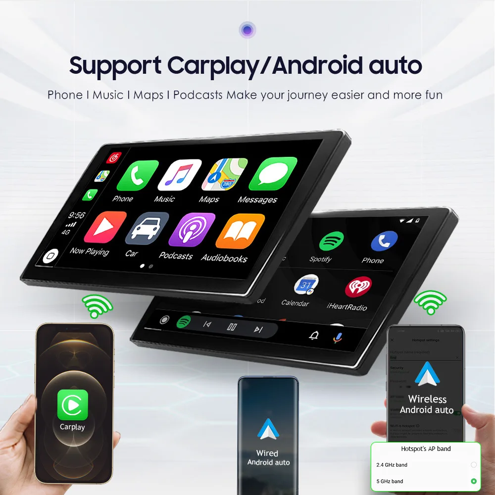 Android 10.1 Car Radio 8 Core Car Navigator 9inch Universal 2.5d Touch ...