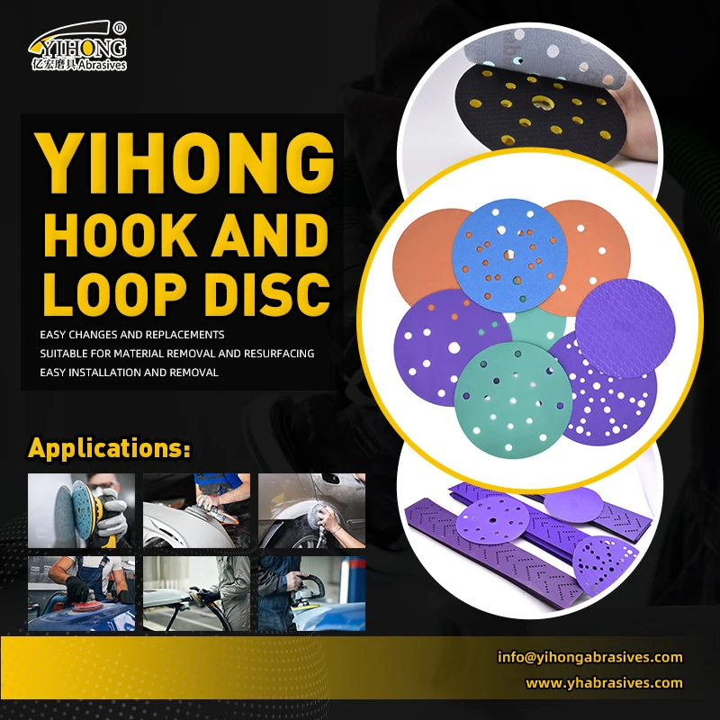 Manufacture 125 Mm Blue Ceramic Hook And Loop Sand Paper Abrasive ...