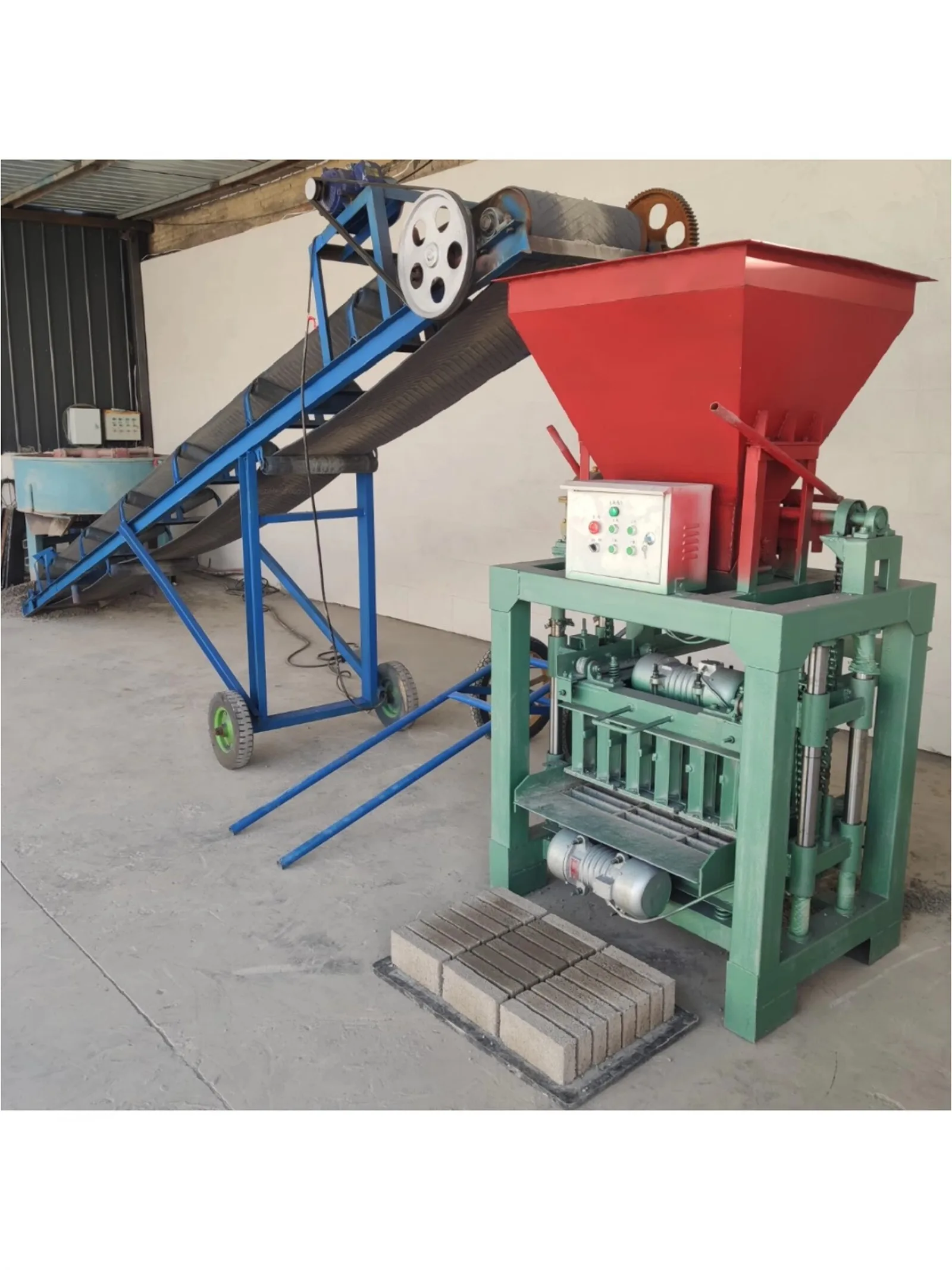 High Quality Automatic Cement Hollow Brick Block Making Machine