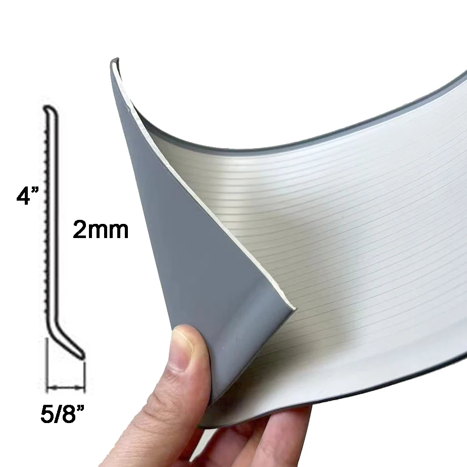 4"*2 Mm Wall Base Skirting Golden Supplier - Buy Rubber Based Wall ...