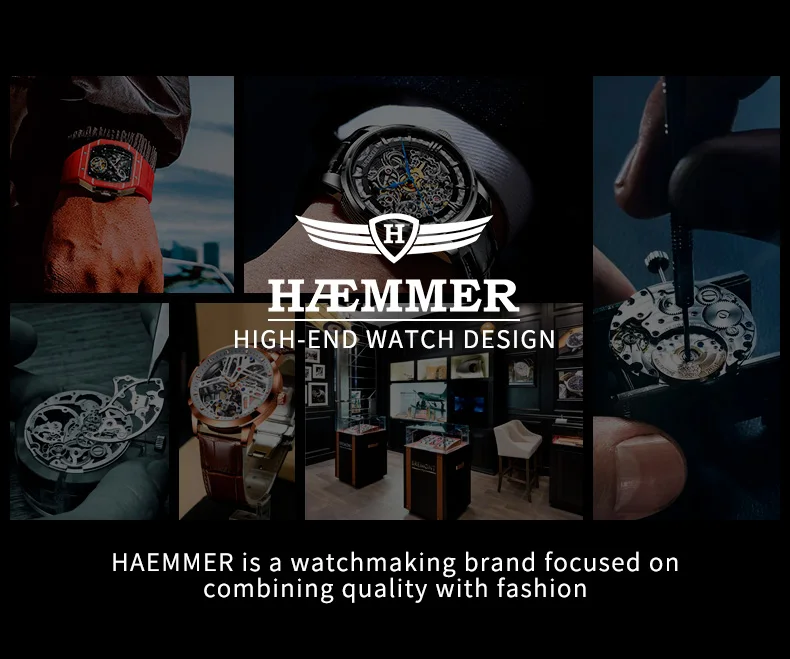 Haemmer 5018 Men's Sport Automatic Watch - Fashion & Business