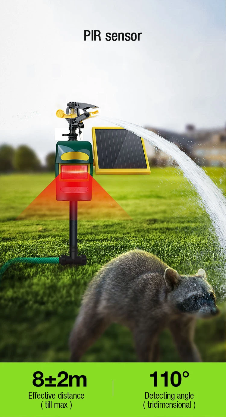 Aosion Solar Panel Operated Multi-Functional Water Sprinkler