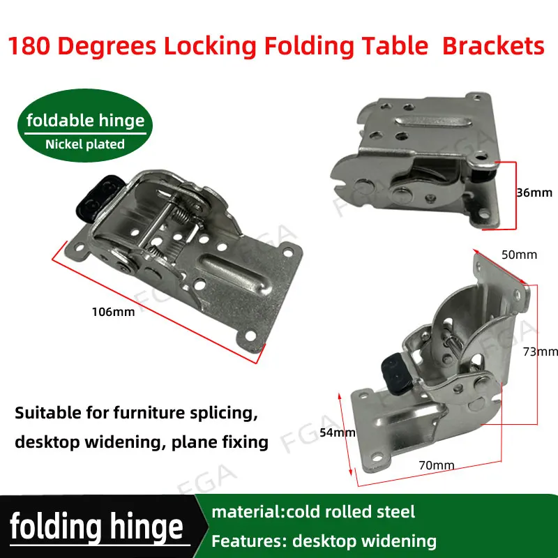 180 Degree Folding Table Hinge For Furniture & Sofa Beds, Oem