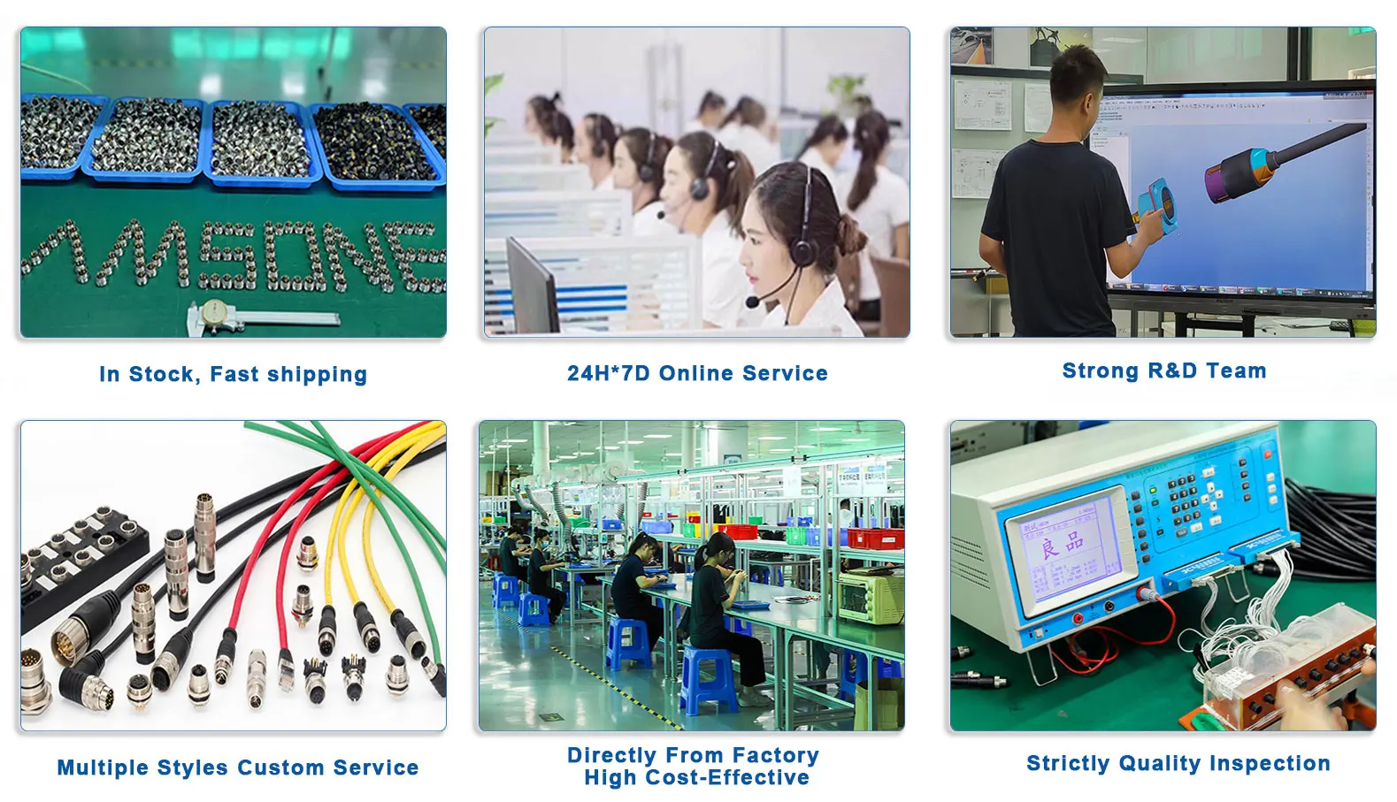 Amissiontech Costom Morden Style Waterproof 4pin Barrel-style 1 To 2 M8 Connector - Buy M8 ...