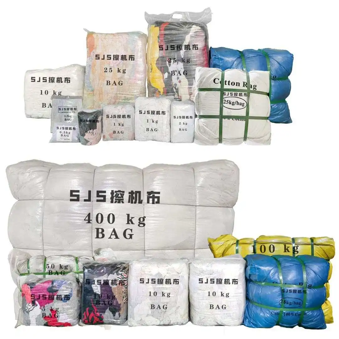 Industrial Use Trapo Industrial De 25kg Multicolor Algodon Factory ...