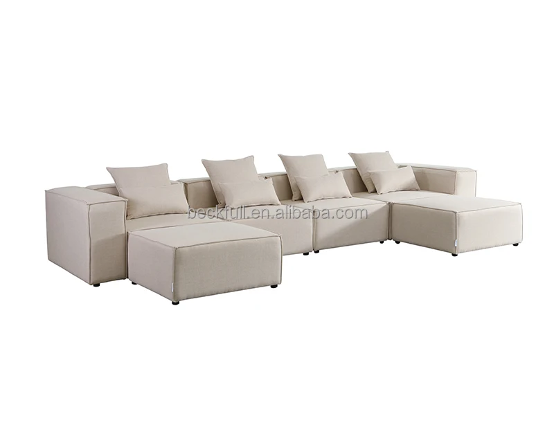 Modern Italian Luxury Modular Sofa 4 Seater Convertible U Shape Lounge ...