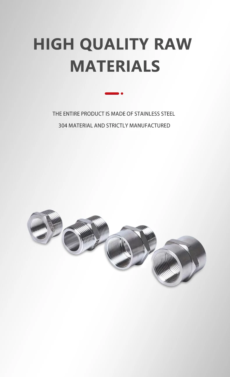 Explosion-proof Joint Stainless Steel Hexagonal External Thread Nut ...