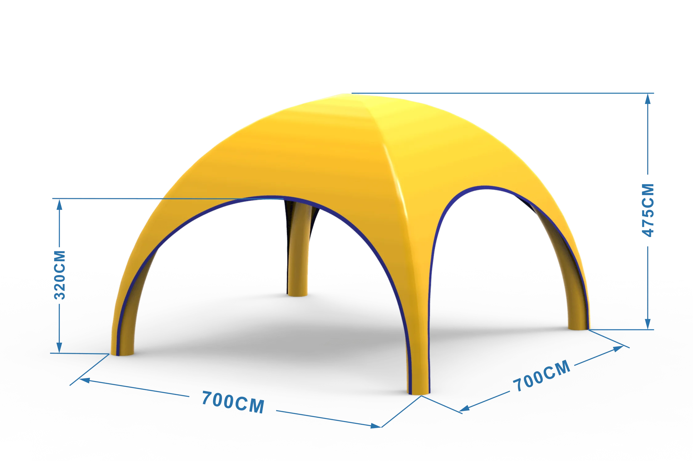 Inflatable Sealed Folding Portable Shade Expo Tent Shadow Air Marquee ...
