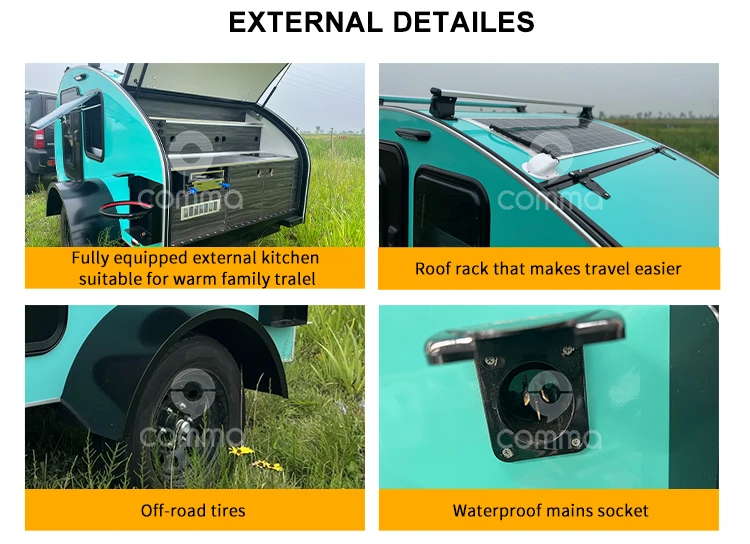 Customizable Teardrop Camper Trailers - Travel in Comfort