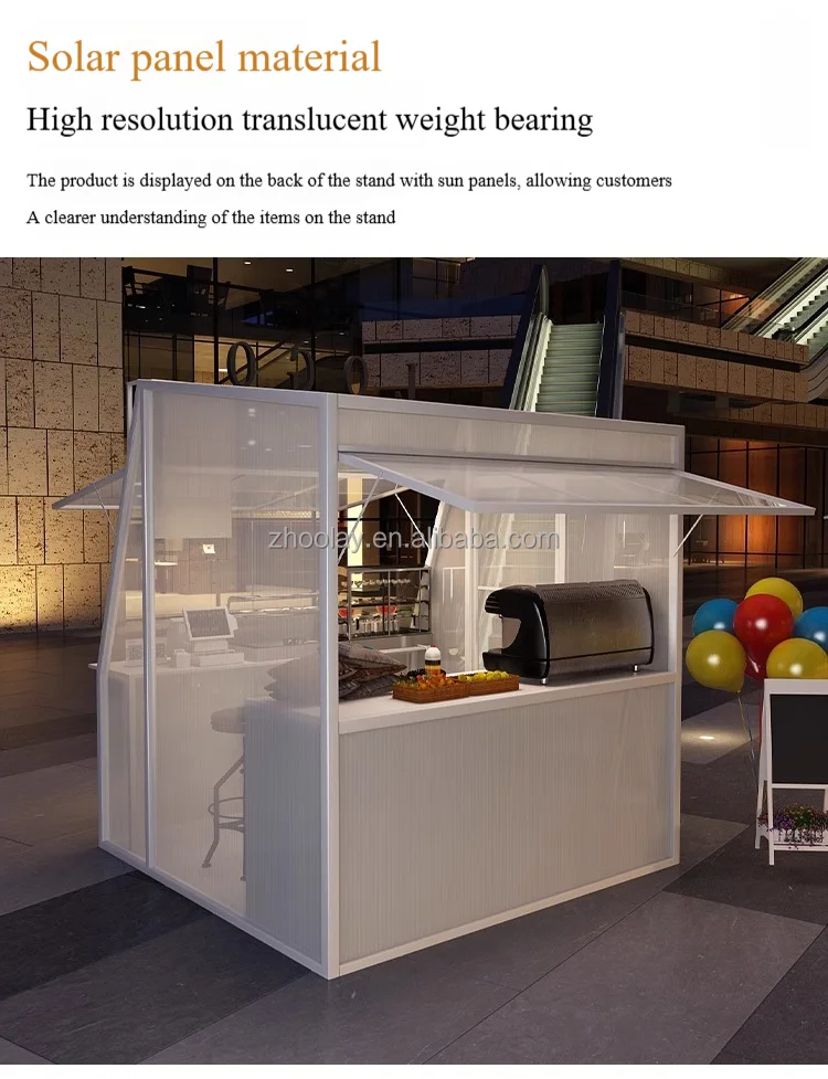Mobile Stand De Vente Street Food Outdoor Folding Market Stall