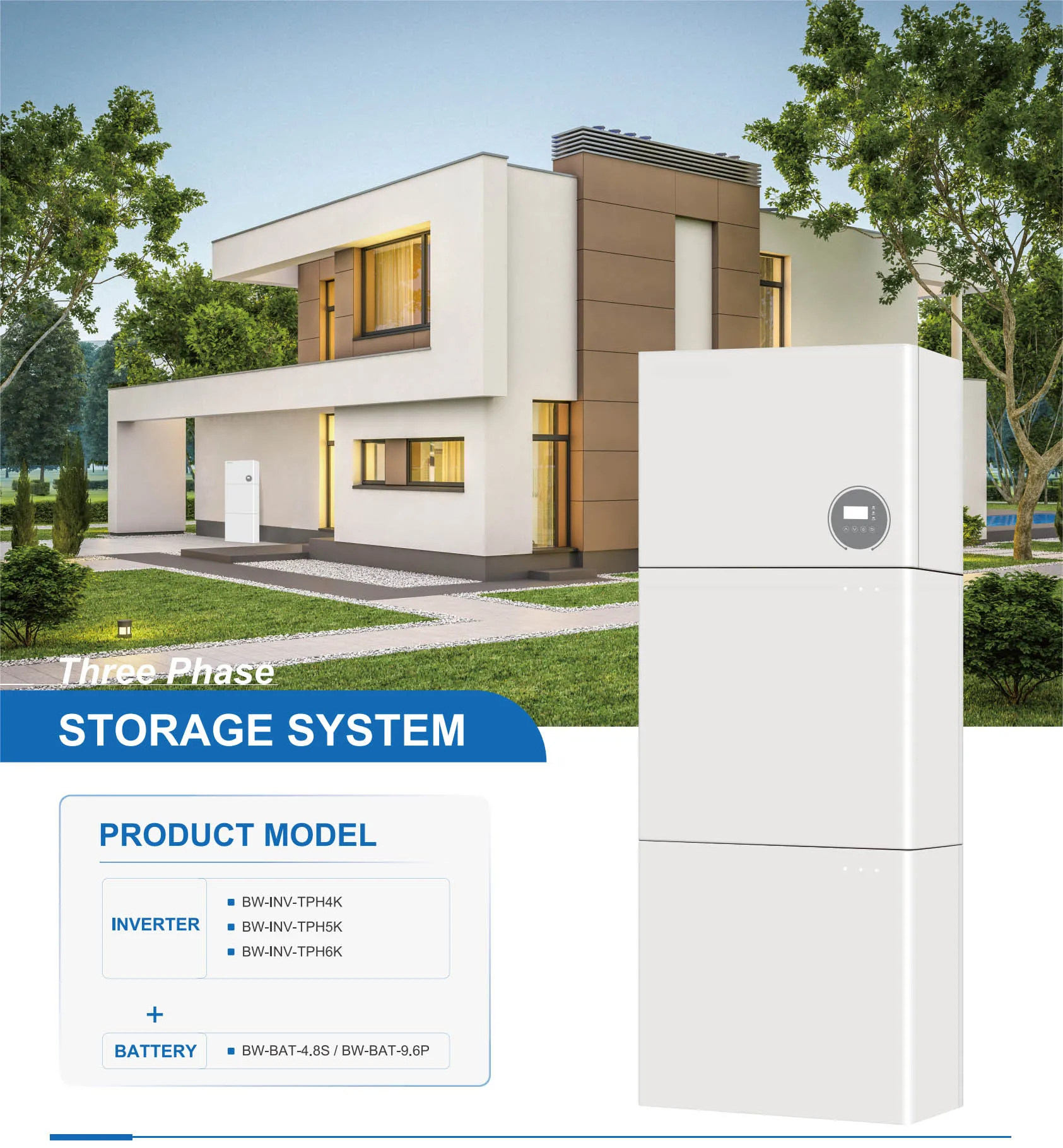 All In One Inverter 96volt 105ah 10kwh Stacked Inverter For Home All In ...