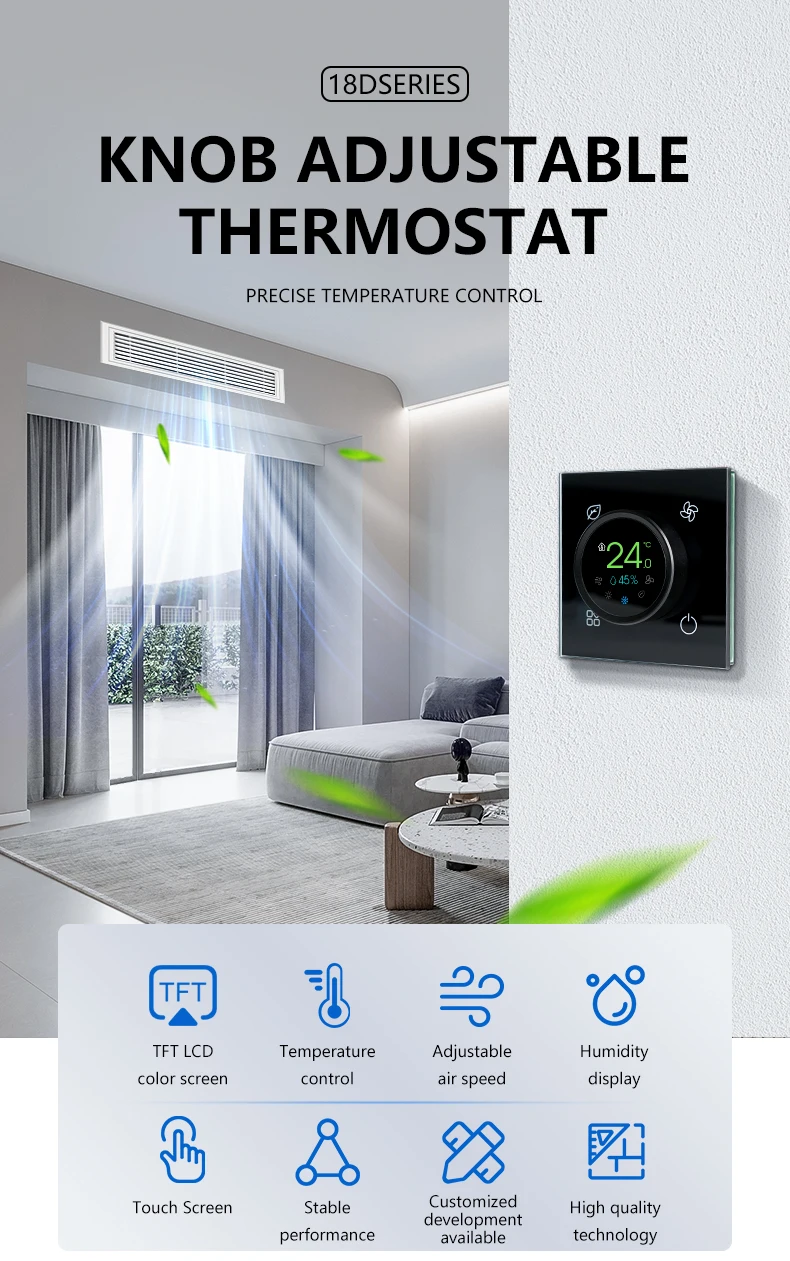 Smart Thermostat - 12V/24V Adjustable Temperature Control