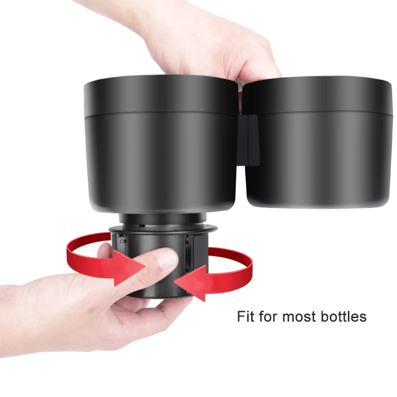 Customizable logo Multi Expandable Base Auto Car Dual Cup Holder for ...