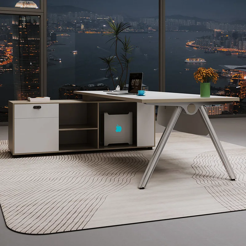 Office Computer Desk VIP Desk Wooden Table Design Photo Computer Desk ...