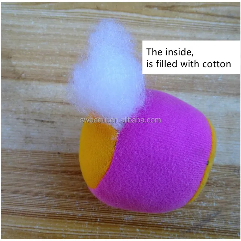 Kids Catch And Throw Ball Game Soft Cloth Cotton Ball Sticky Ball Game ...