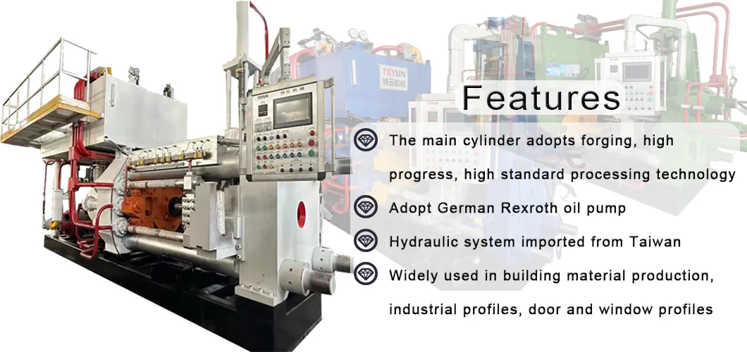 1100MT Aluminum Extrusion Machine - High Efficiency & Quality