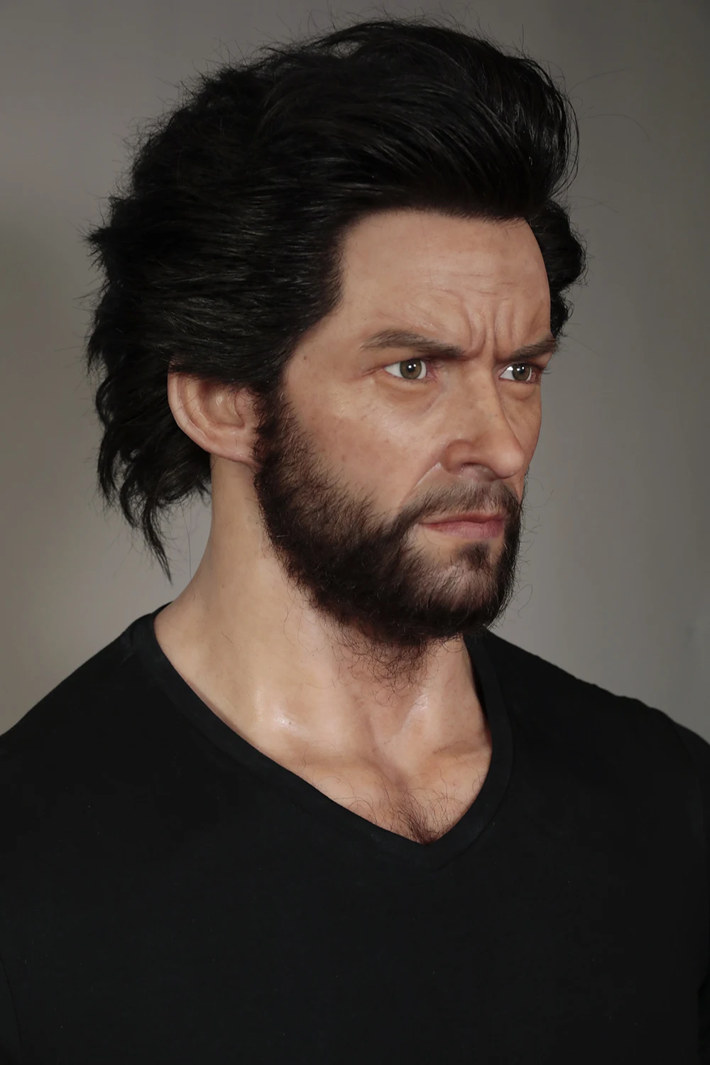 Hyper Realistic Custom Life Size Silicone Wolverine Statue