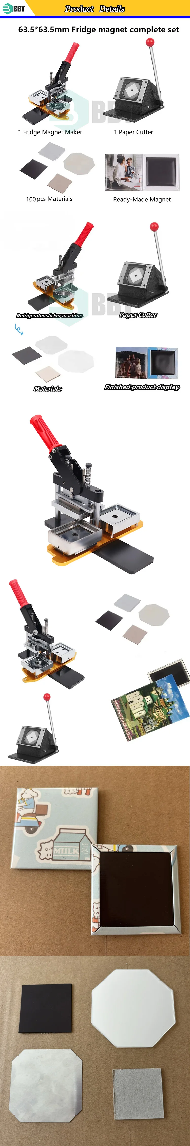 Square Fridge Magnet Making Machine - High Quality & Versatile