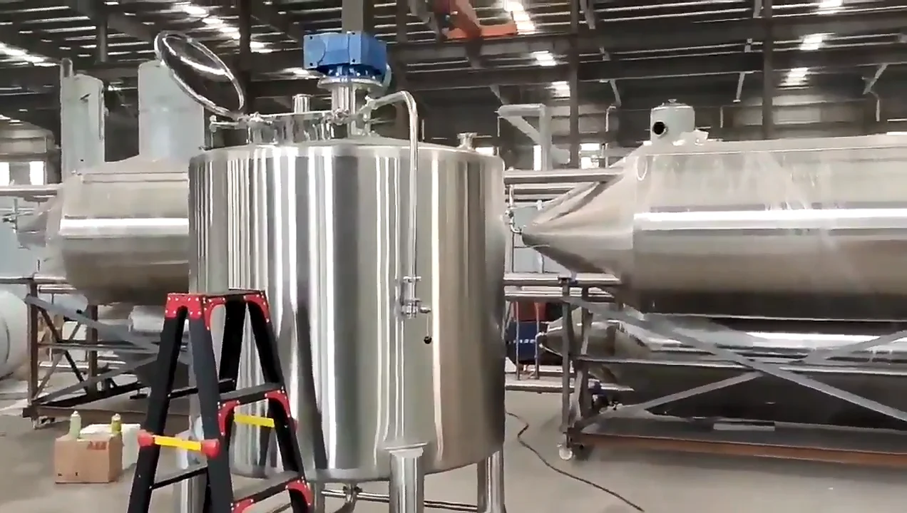 Factory Price Vertical Bunker Metal Heated Emulsifier Mixing Tank For ...