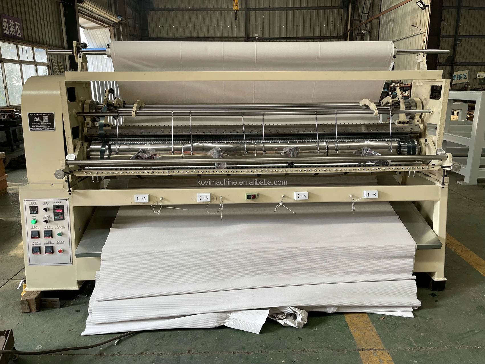 Industrial Fabric Machine Pleating Machine for Sale
