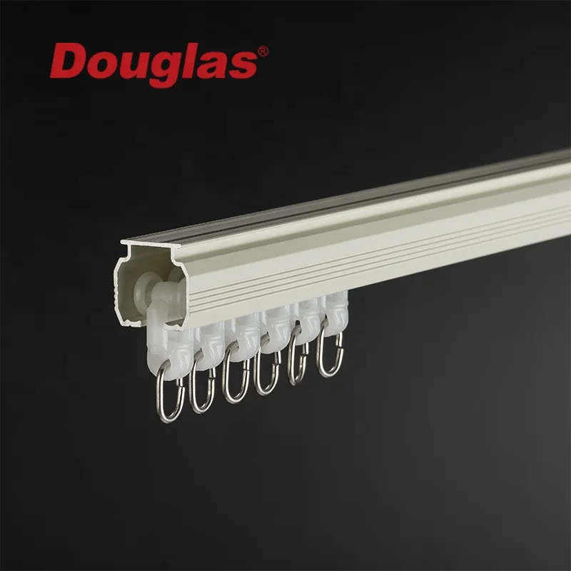 Douglas Eco-friendly White Square Ceiling Track Curtain Rails Curtains ...