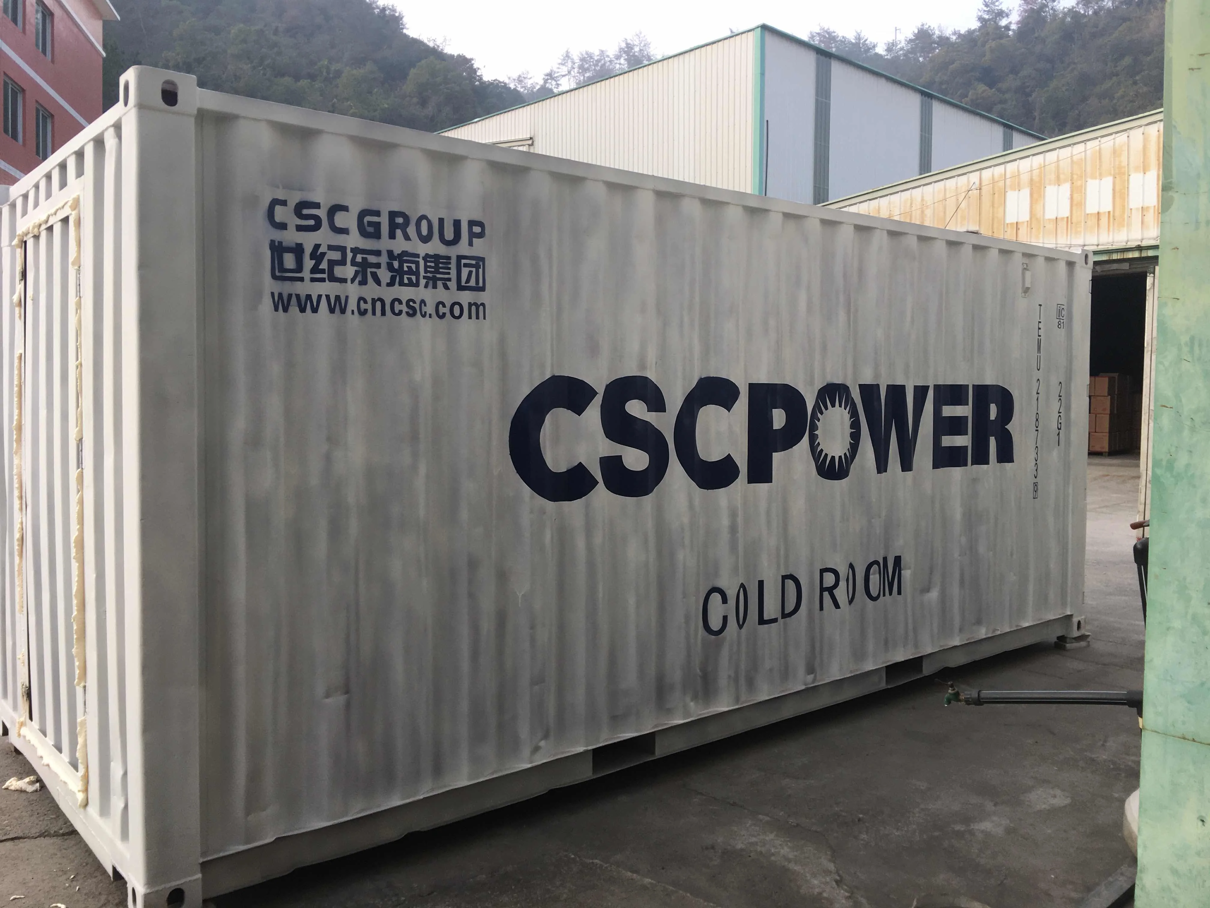 20ft And 40ft Solar Power Container Cold Room For Storage Fish Chicken ...