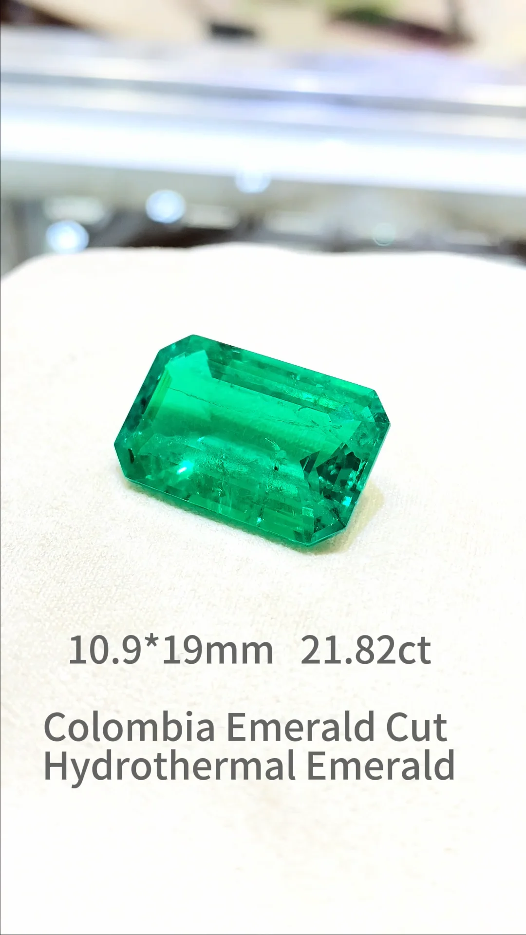 Factory Direct Sale Hydrothermal Emerald Cut For Sale Synthetic Lab ...