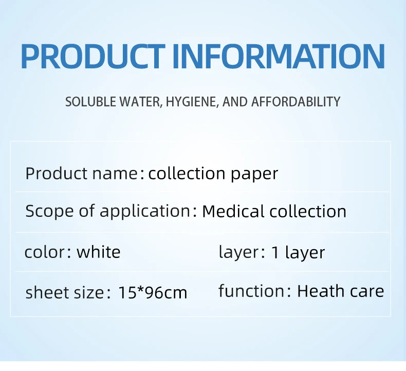Flushable Stool Sample Collection Sheet - Disposable Toilet Seat Covers
