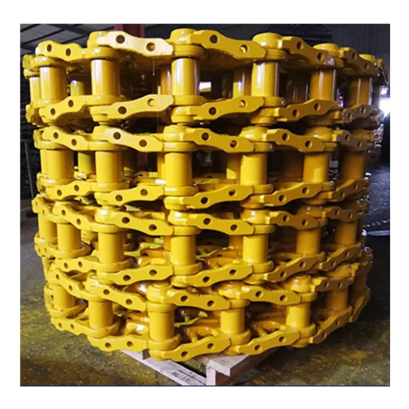 Excavator Track Chains Assembly Bulldozer Undercarriage Spare Parts ...