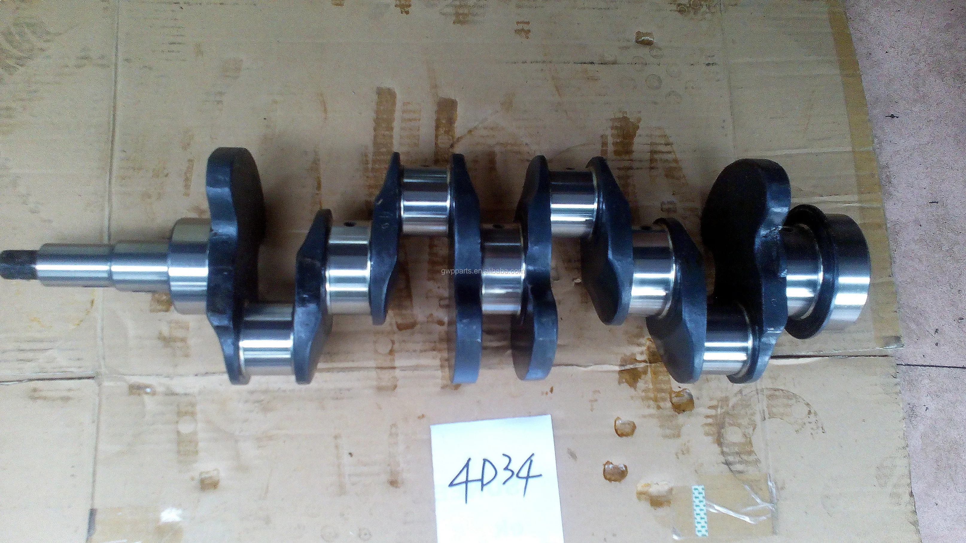 三菱4d33 4d34 4d34t 4d35发动机备件me-018297 Me136680 Md013680 23100-45000曲轴 ...