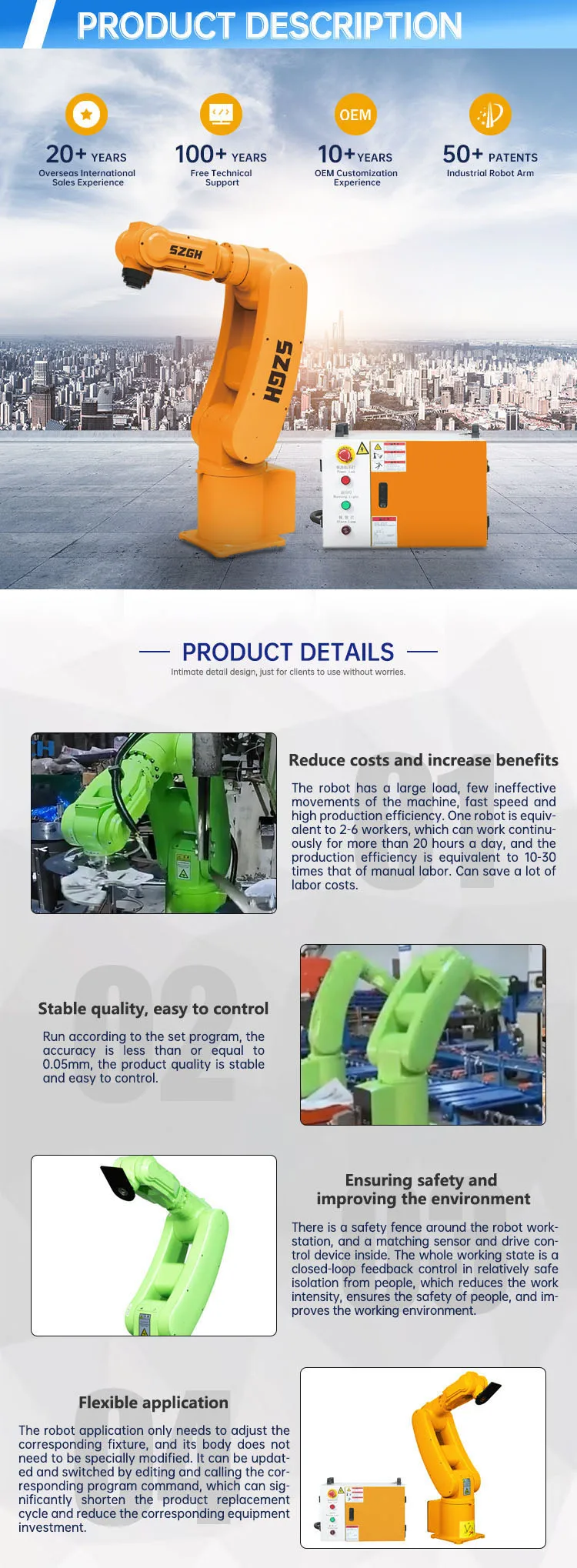 Cheap Six Axis Robot Arm Spray Paint Industrial Manipulator Painting ...