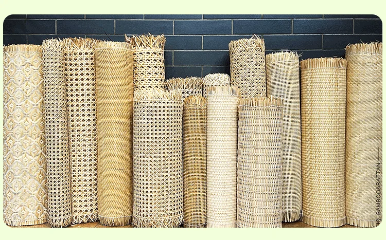 Natural Rattan Woven Mat for Rattan Furniture and Crafts Ceiling ...
