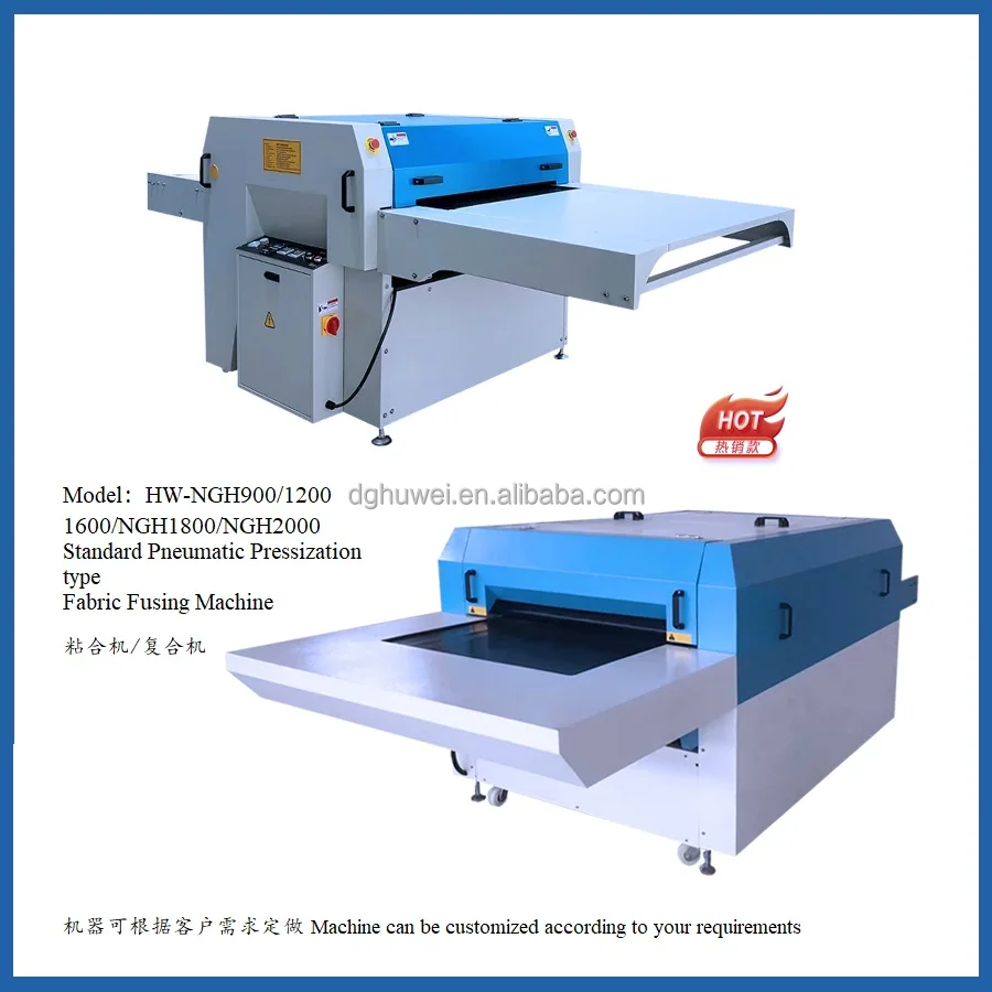 Hot Sell Garment Fabric Fusing Machine / Roller Fusing Machine Fabric ...