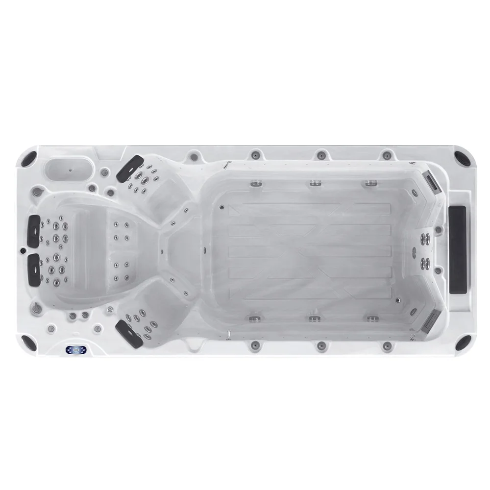 Outdoor Used Swim Spa Balboa System Usa Acrylic Endless Swimming Pool ...