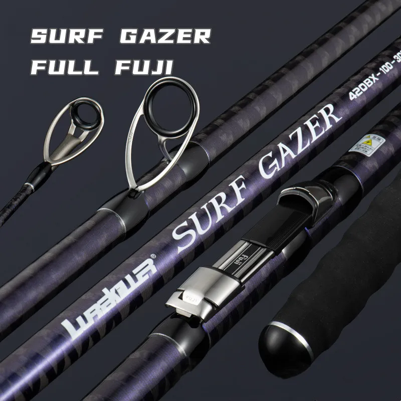 New Arrival 4.2m Fuji Kw Guide 3 Sections Toray 30t Carbon Fiber Surf ...