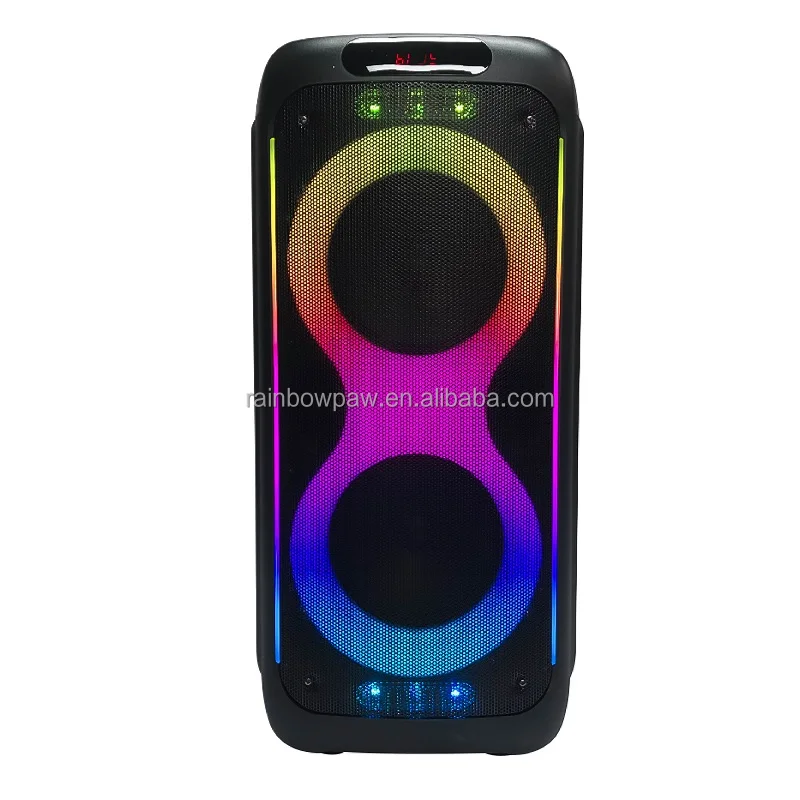 Kts-1782 Wireless Portable Speaker - Dual 8 Inch Loudness