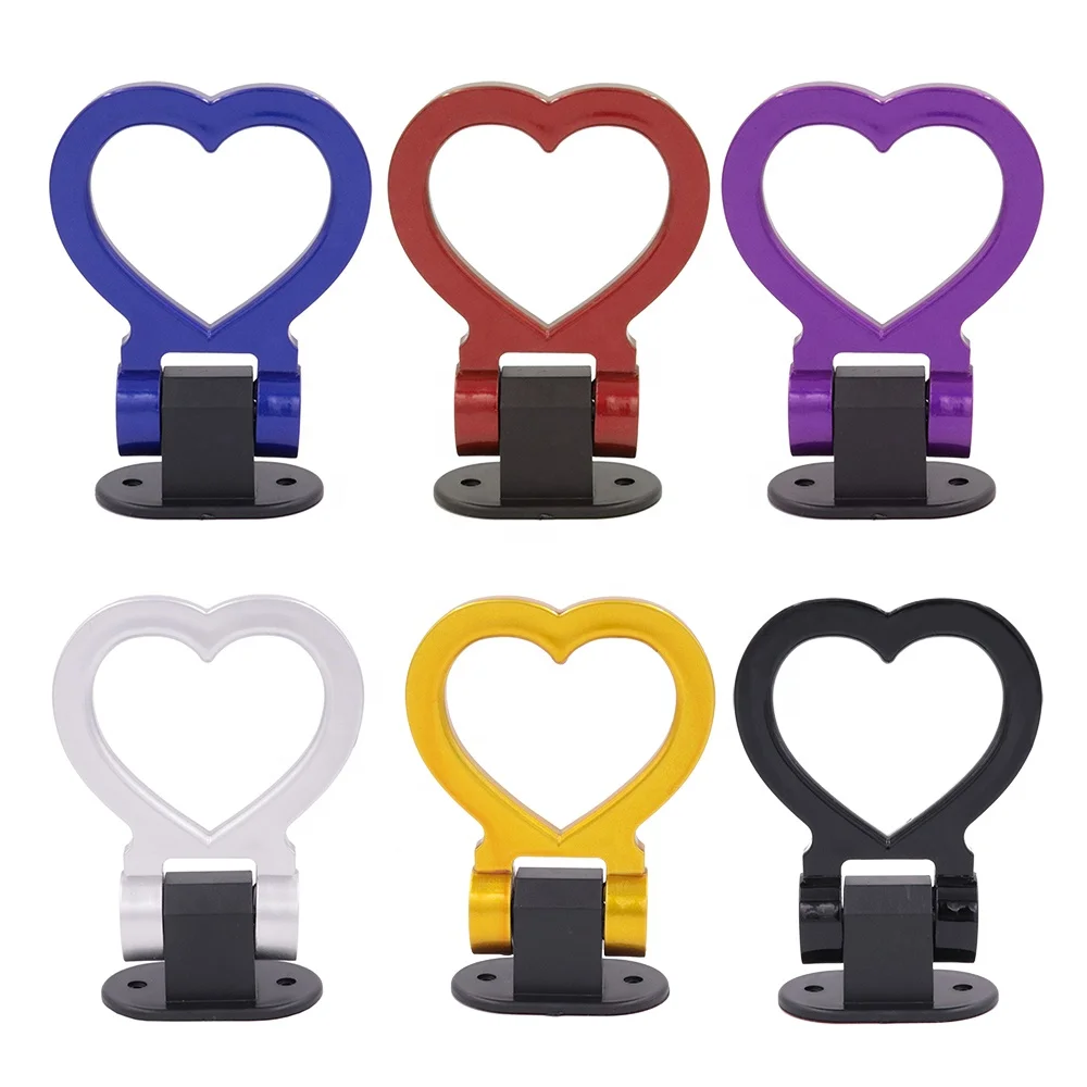 Heart Tsurikawa Handle Jdm New Dummy Tow Hook Racing Tow Ring Heart For ...