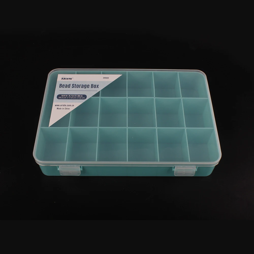 29503 Stackable Plastic Storage box with 17 compartment storage for ...