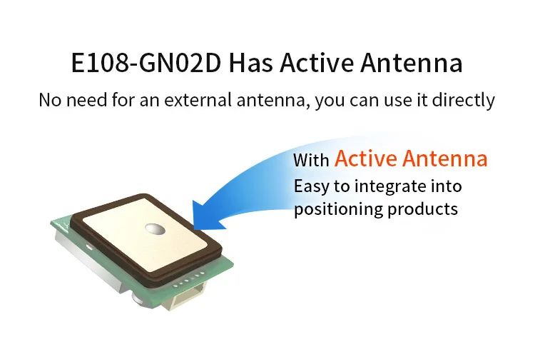 Ebyte E108-gn02d Mini Gnss Positioning Gps Glonass Galileo Qzss Sbas ...