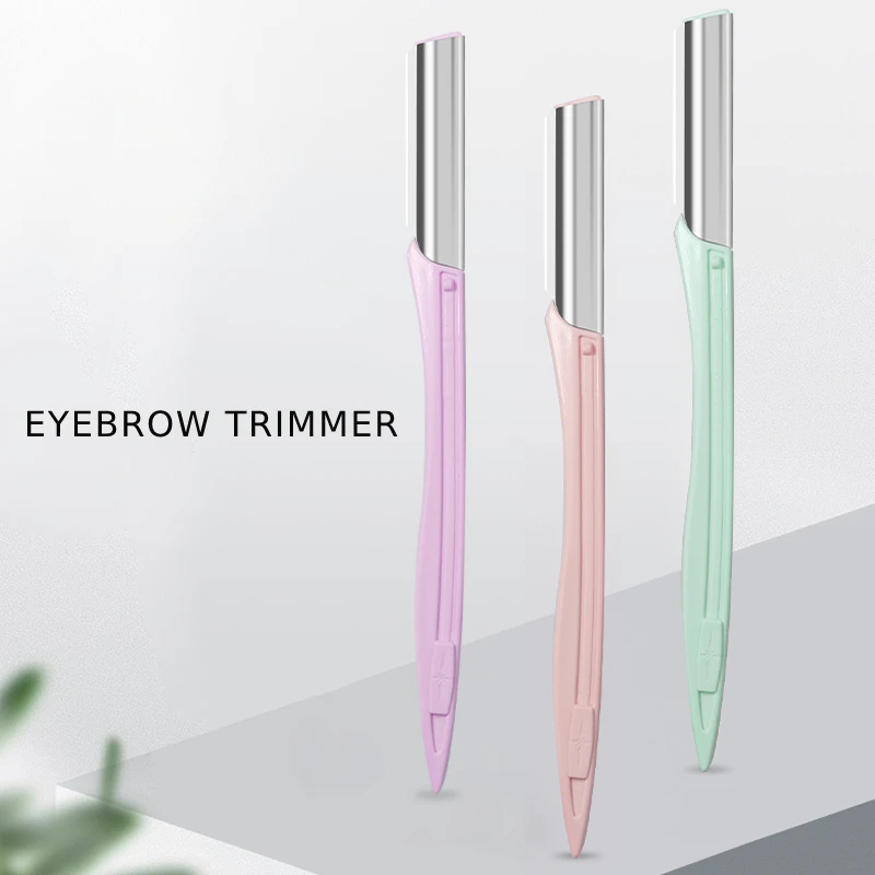 Oem Eyebrow Trimmer Scraper Makeup Tools Facial Shaving Trimming Knife ...