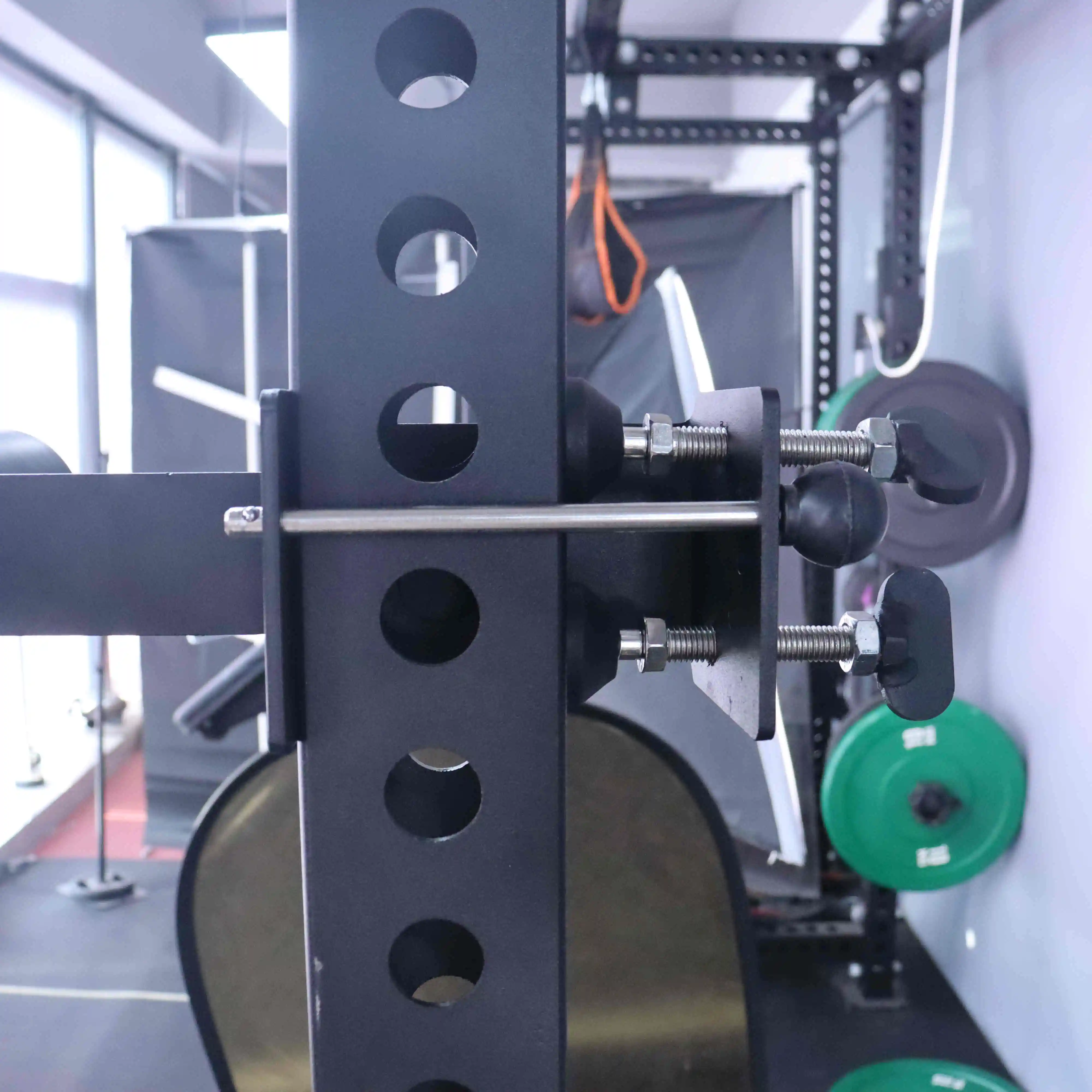 Nordic Hamstring Curl & Sit Up Bar Foot Holder for Power Rack - Durable ...