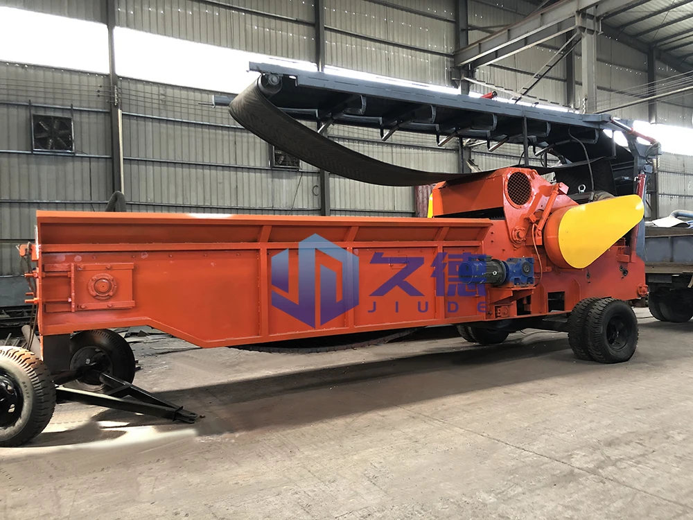 2024 Whole Tree Chipper Big Tree Roots Stump Shredder Wood Root Crusher ...