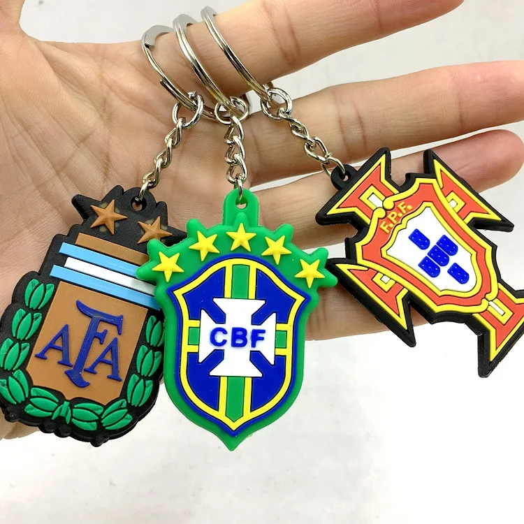 Wholesale Promotional Keychains Custom Logo 2d Soft Pvc Sport Keychains ...
