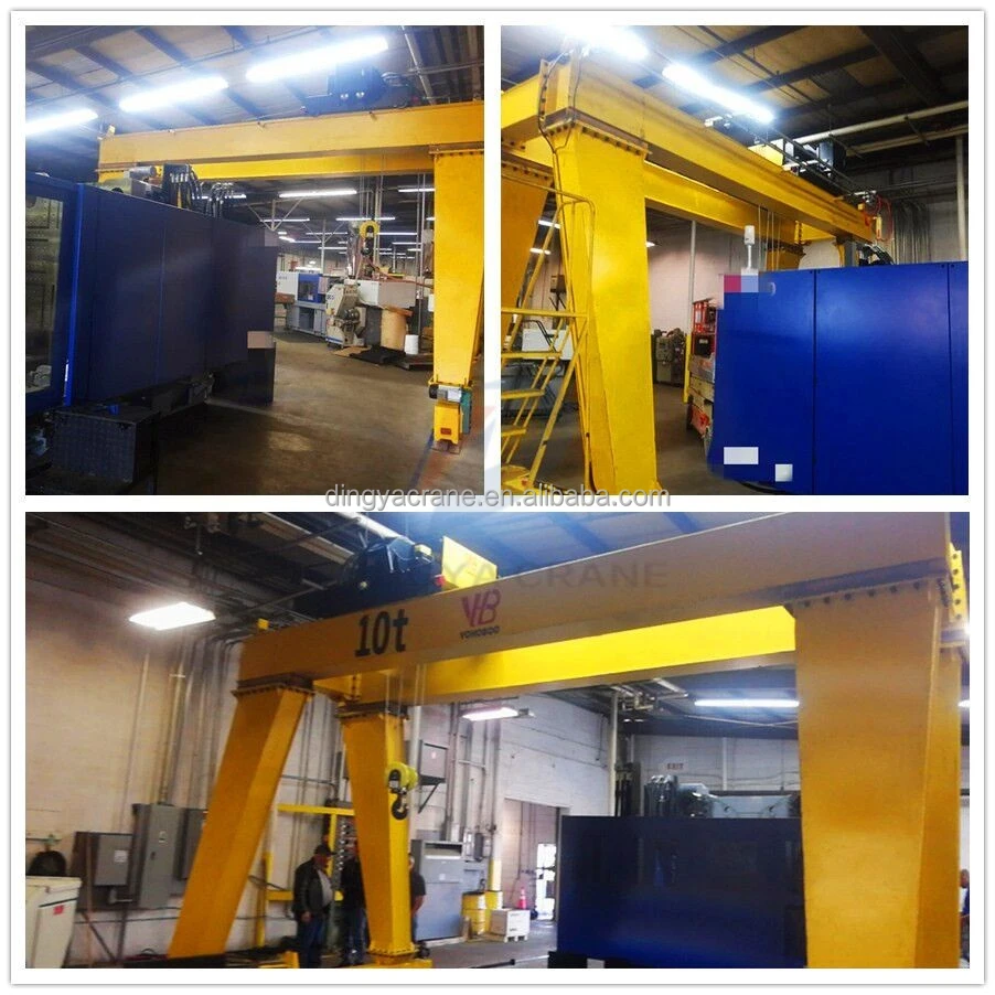 Dingya Crane Rail Mounted Gantry Crane with Electric Hoist Goliath ...