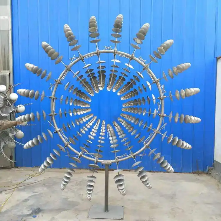 Customized Outdoor Kinetic Wind Art - Large Stainless Steel Sculptures