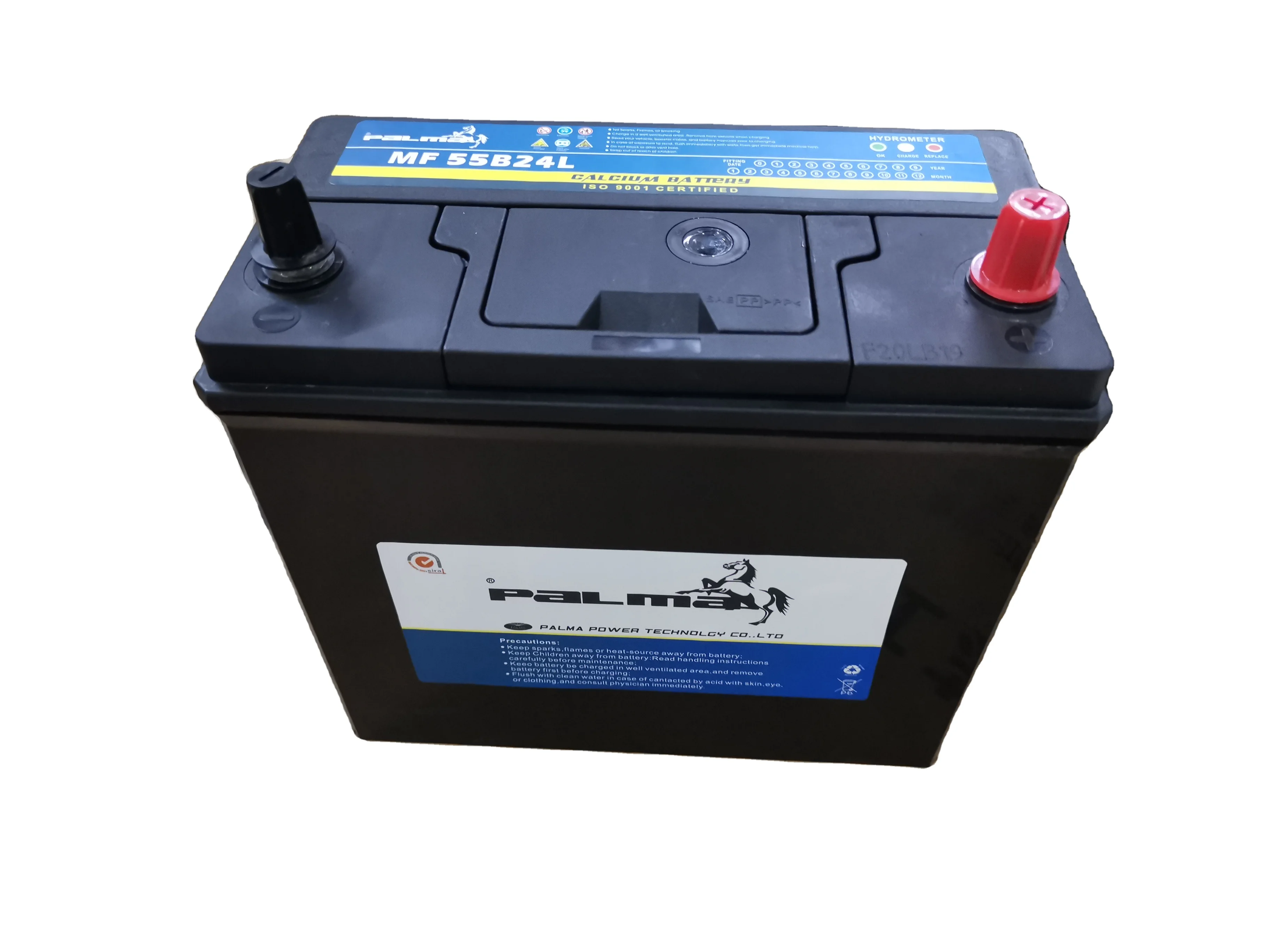 55B24L Heavy Duty Car Truck Batteries 12v 45ah PALMA China