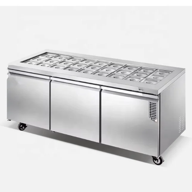 Freezer Work Bench Counter Table Top Refrigerator Commercial High ...