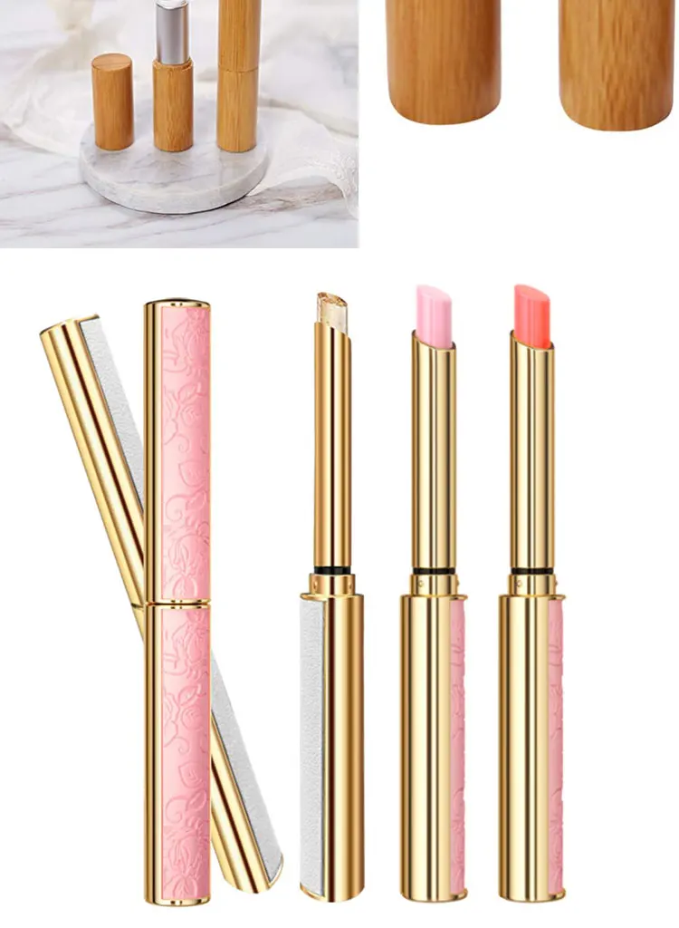 15ml Luxury Lip Balm Custom Logo Lipstick Tubes Plastic Screen Printing ...